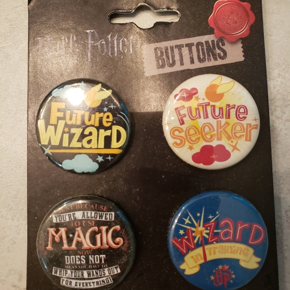 Wizarding World Of Harry Potter | Accessories | Harry Potter Buttons 8 ...